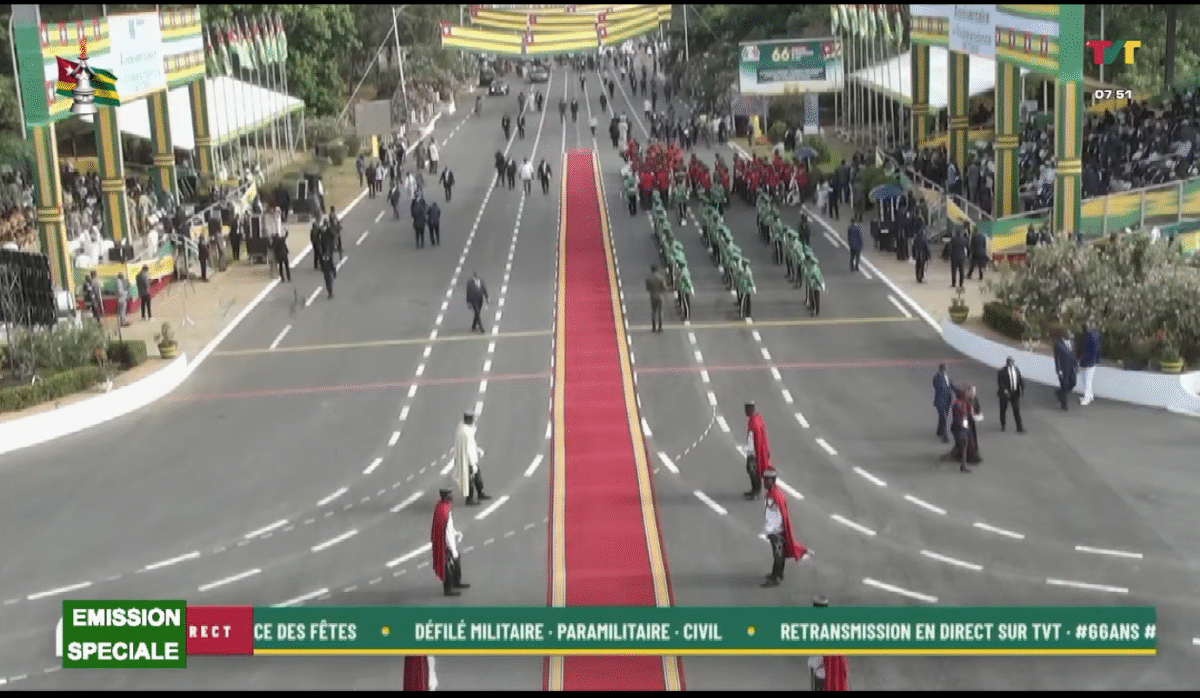 Togo : suivez le défilé du 66ᵉ anniversaire de l’indépendance en direct ...